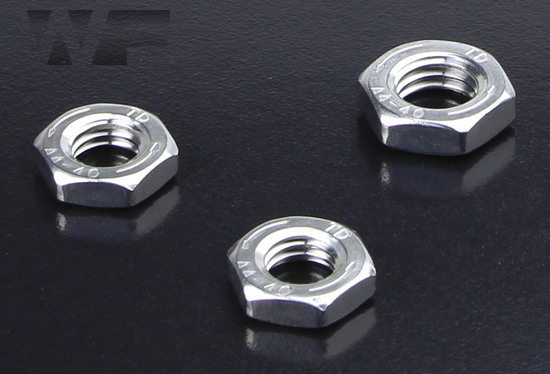 Half Nut Hex (Lock Nut) with Left Hand Thread M36 in A4 Stainless - DIN ...